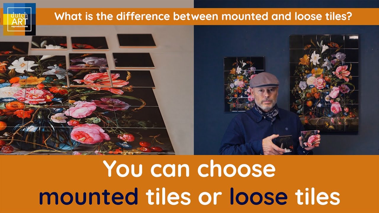 The difference between mounted and loose tiles explained. - YouTube