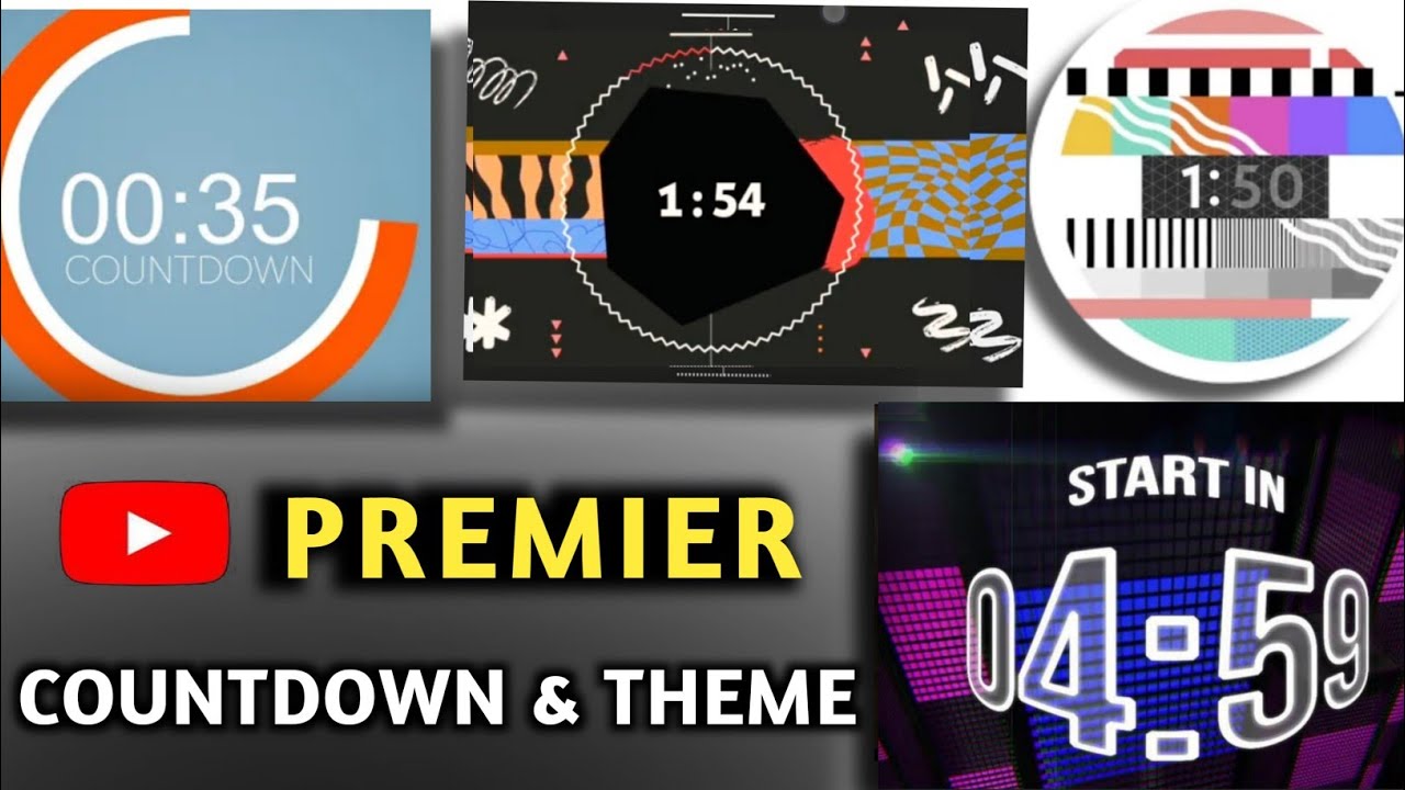How to Change YouTube Premiere countdown And theme | Change Timer and ...