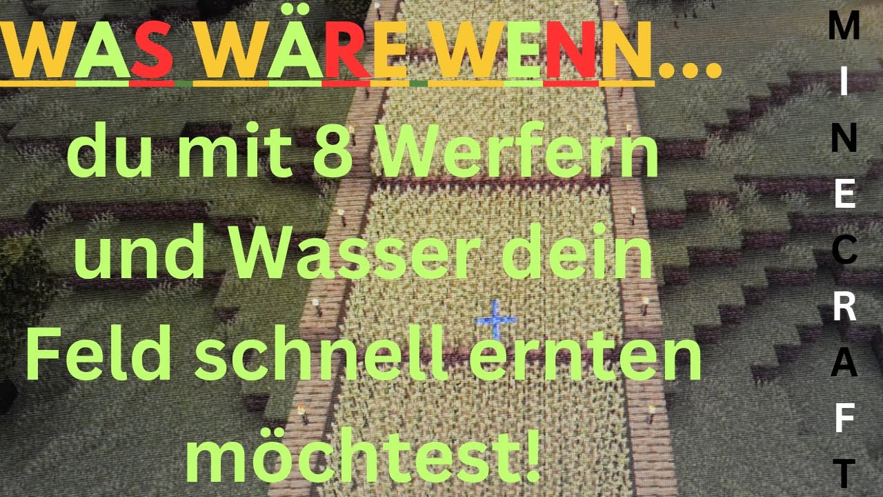Minecraft - Was wäre wenn... 8 Werfer eine teilautomatisierte ...