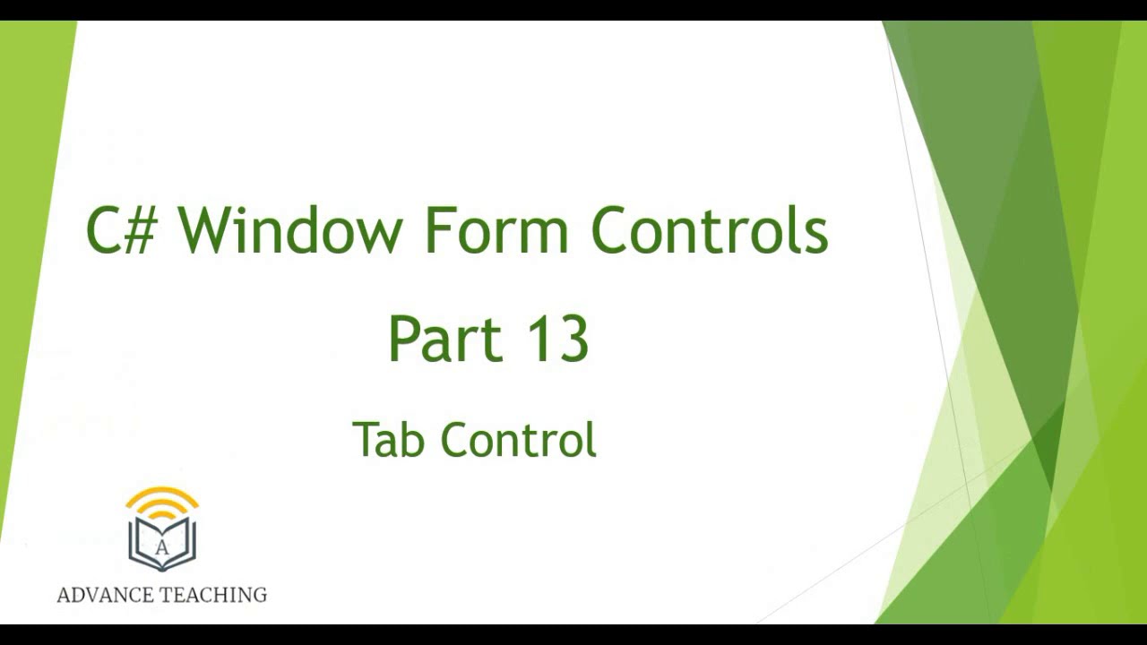 How To Use Tab Control In C Window Form Application In Urdu Hindi How To Use Tab Control In C Window Form Application In Urdu Hindi