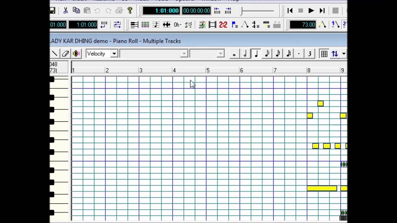 How to cut a portion in a Midi file - YouTube