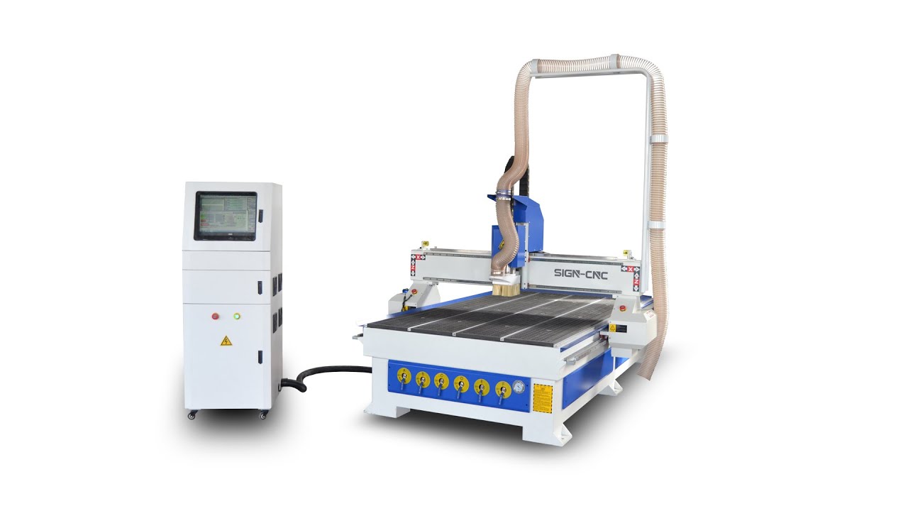 1325 CNC router for MDF working - YouTube