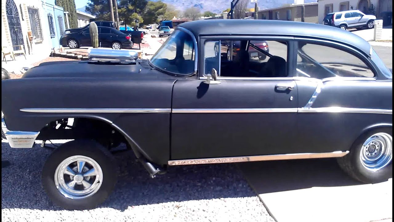 1956 Chevy Gasser walk around - YouTube
