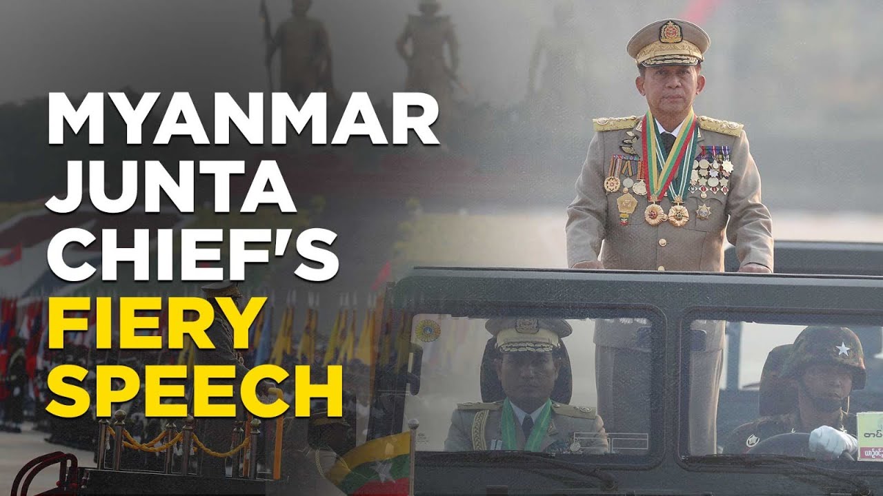 Myanmar Show Of Strength Live: Junta Chief Vows To Crush Resistance In ...