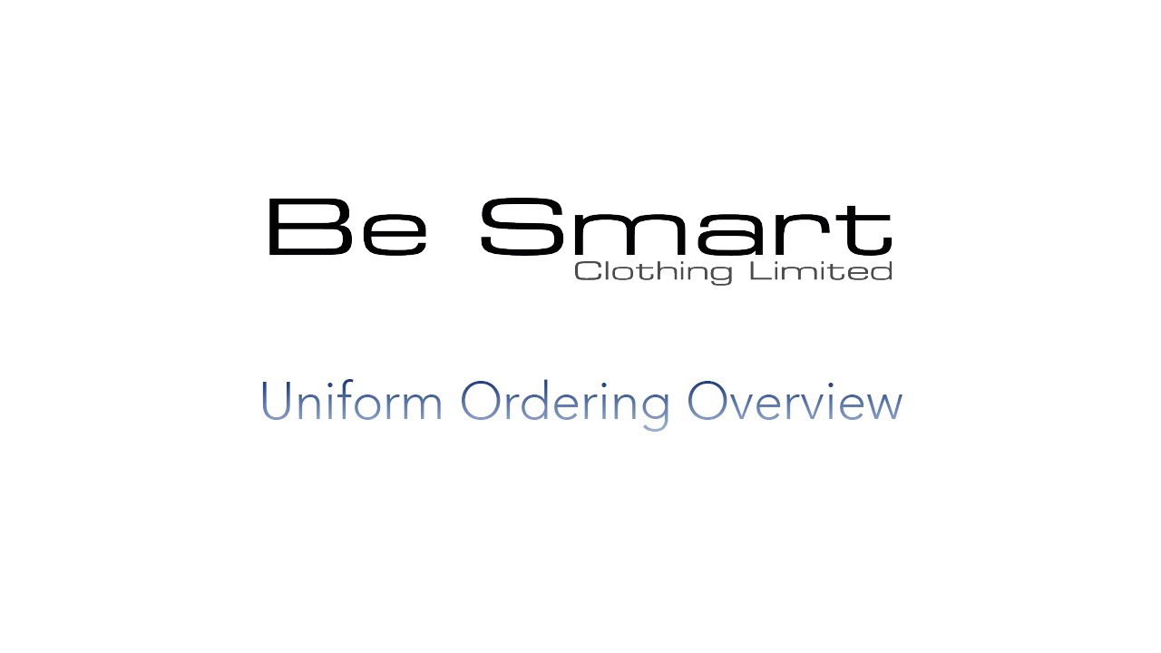 Be Smart Clothing - Portal Overview - YouTube