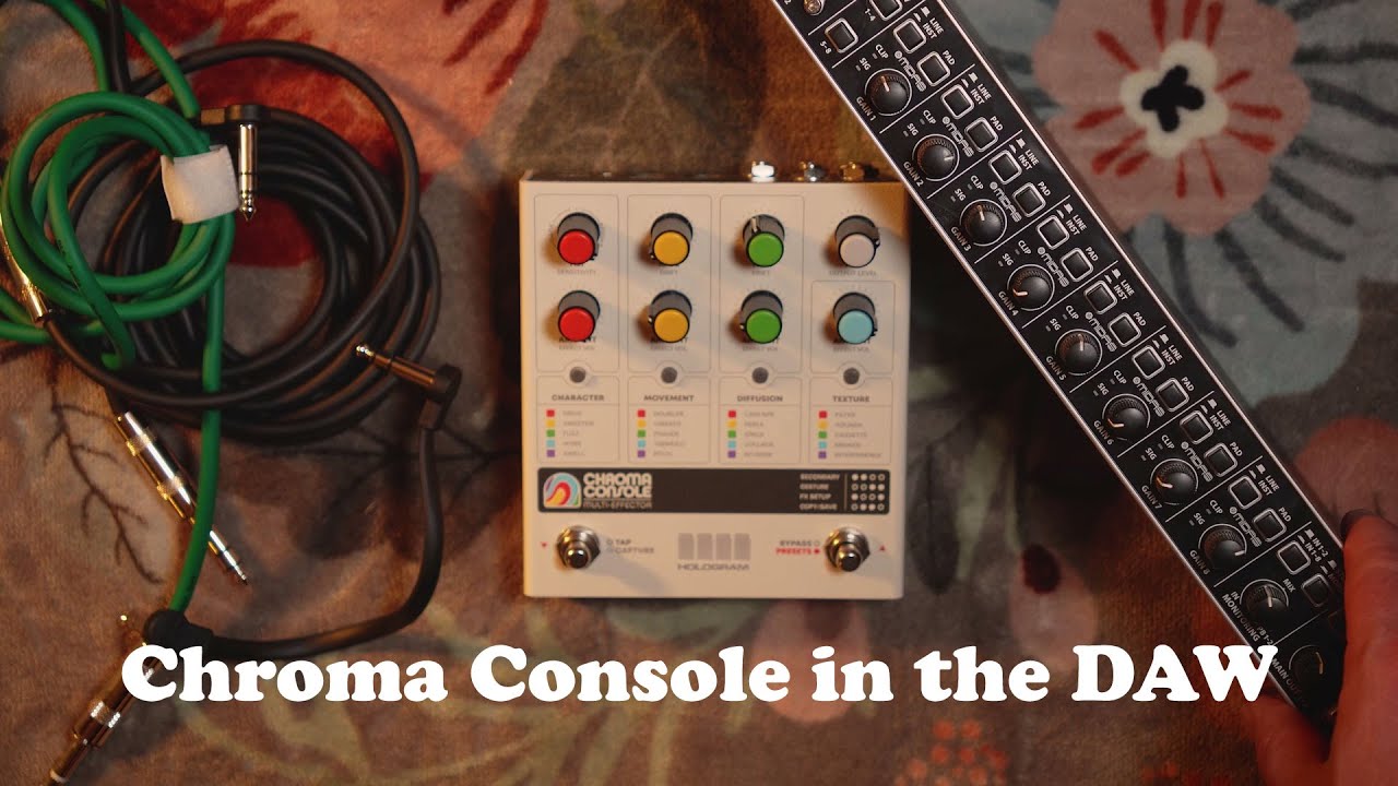 How to use the Chroma Console as a Hardware Plugin / Outboard Effects ...