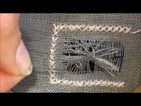 Repair cut fabric threads movie - YouTube