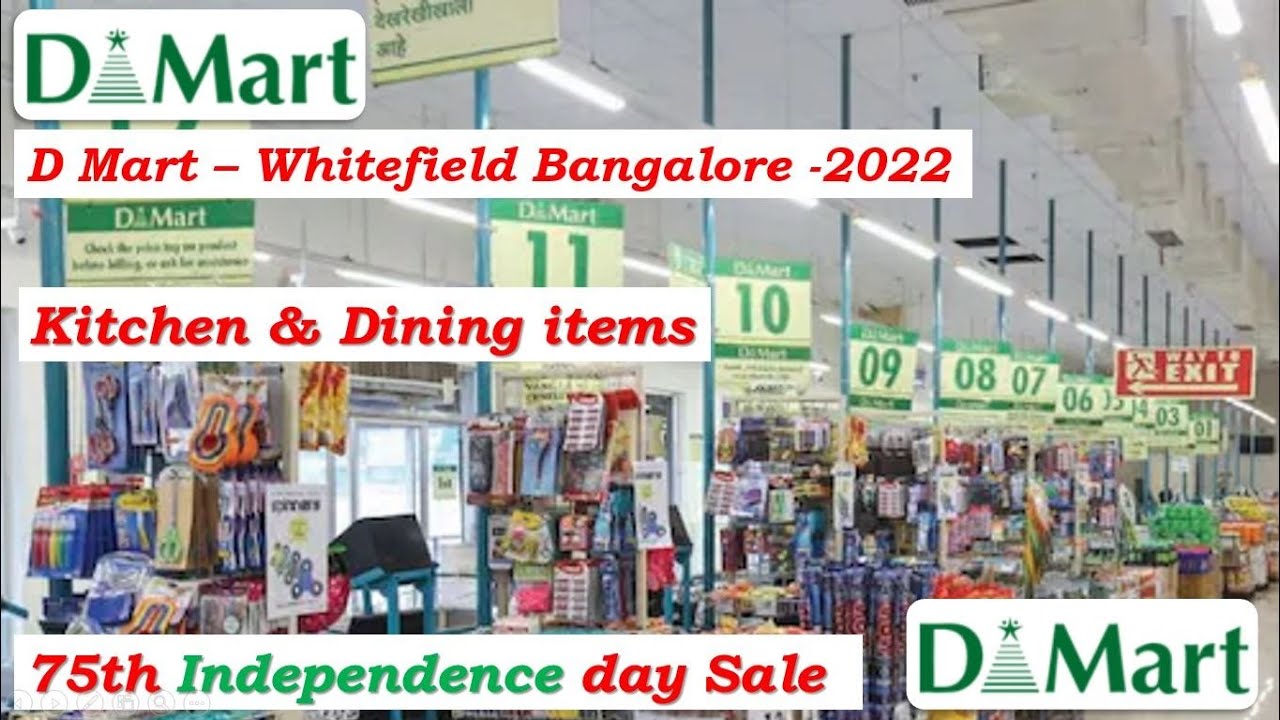 D Mart Tour | DMart Whitefield Shopping | Dmart offers | Kitchen Items ...