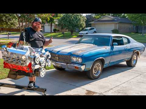 We Put A $30,000 Engine In A 56 Year Old Car And Drove It Home (10.3L Big Block)
