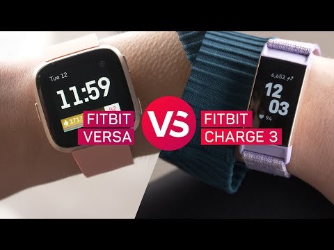 Fitbit Charge 3 vs. Fitbit Versa