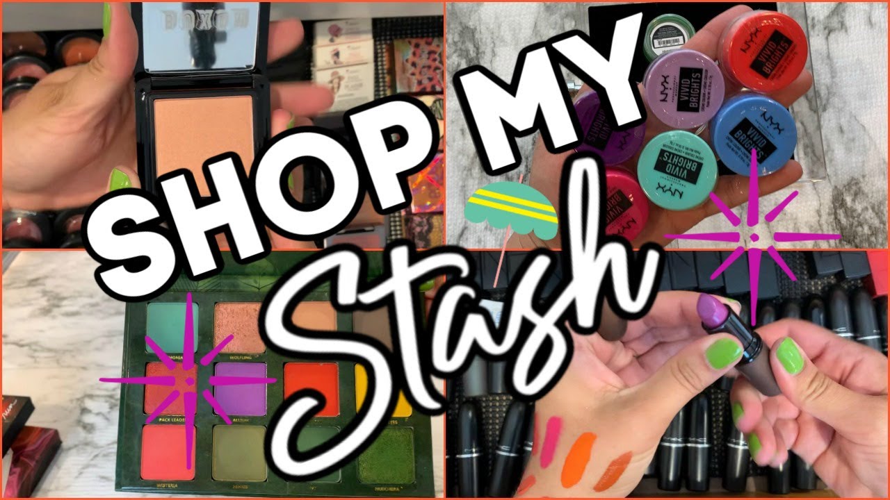 SHOP MY STASH WITH ME | Everyday Makeup Drawers - YouTube