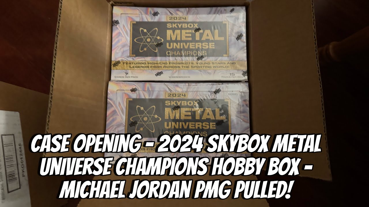 Case Opening - 2024 Skybox Metal Universe Champions Hobby Box - Michael ...