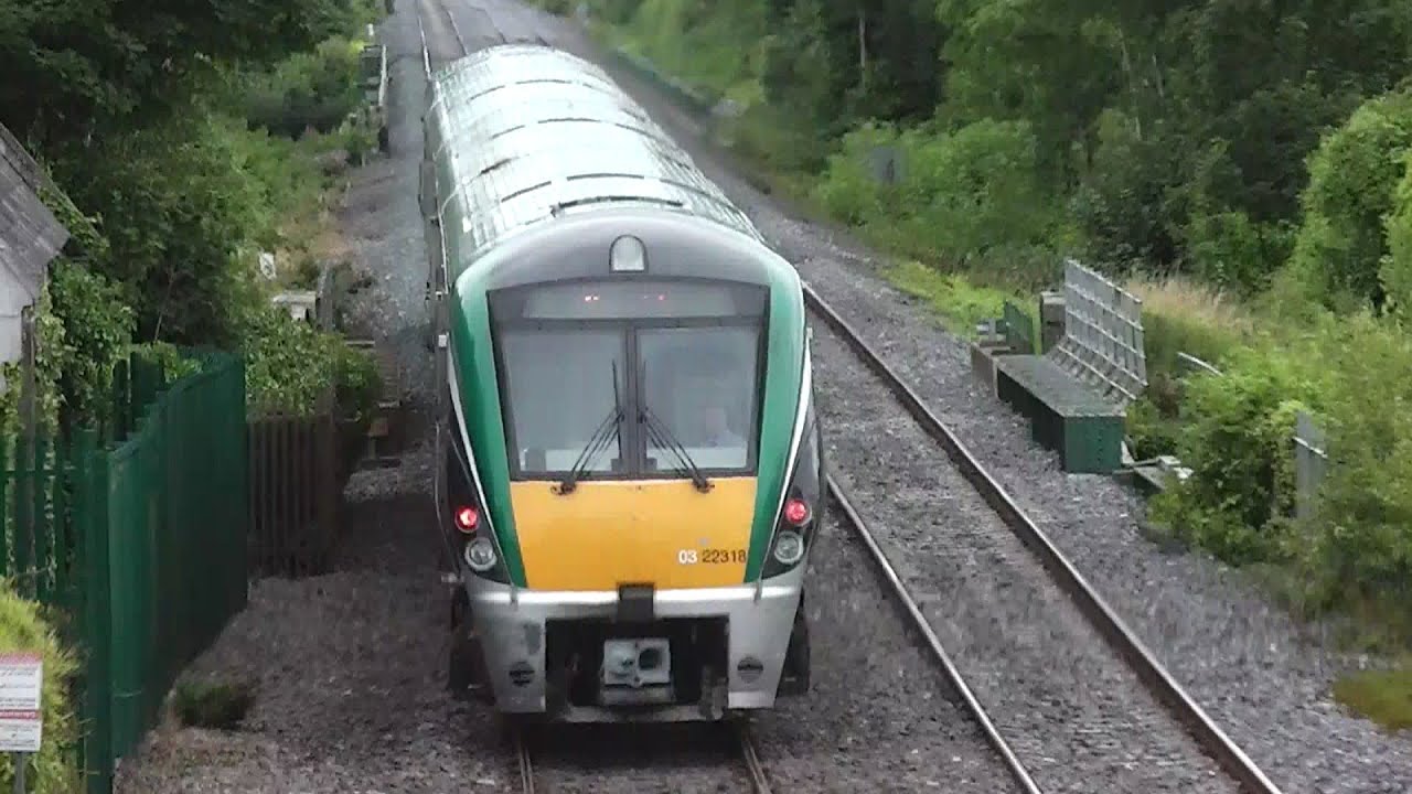 Irish Rail 22000 Class ICR Train number 22318 - Monasterevin, Kildare ...