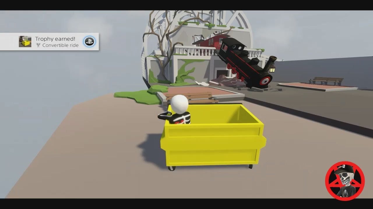 Human Fall Flat Trophy Convertible ride - YouTube