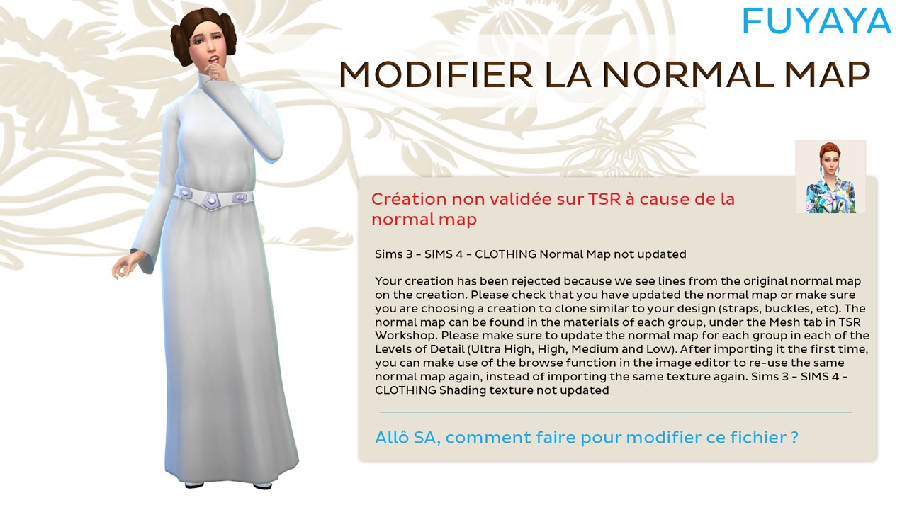 [Allô SA] Comment modifier la normal map de ma création pour les Sims 4 ...