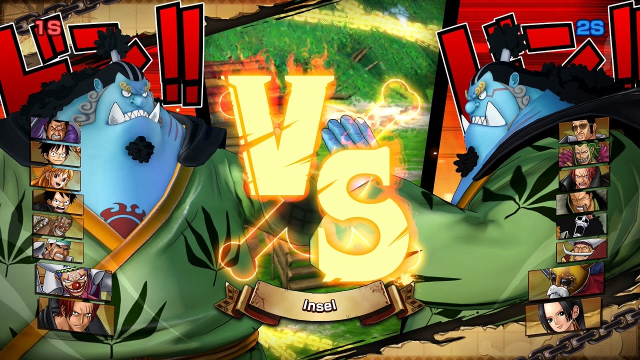 One Piece Burning Blood | 2 Player Gameplay - 9 VS 9 | ALL RANDOM #5 ...