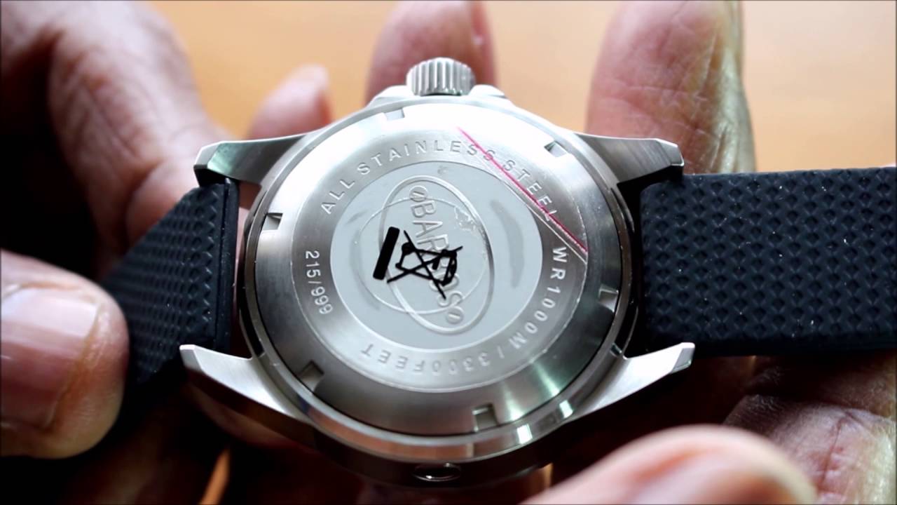Barbos Sportmaster 1000 meters water resistance Divers watch - YouTube