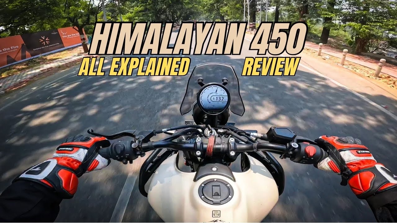 HIMALAYAN 450 | First Ride Review | ON Road Price - YouTube