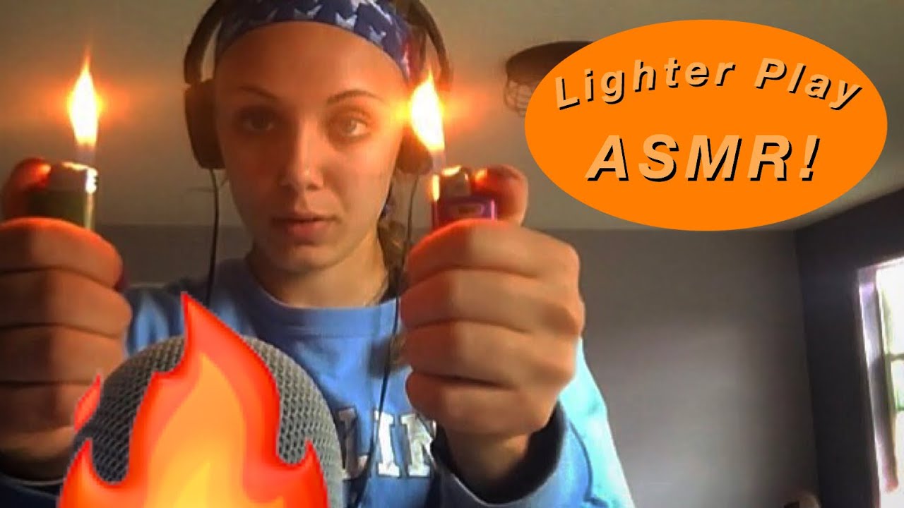 ASMR|| Lighter Play + Fire Play - YouTube