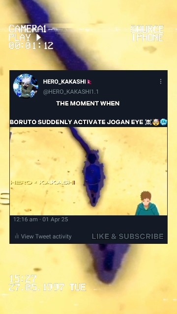 THE MOMENT WHEN BORUTO SUDDENLY ACTIVATE JOGAN EYE ☠️🤯🥶 #boruto ...