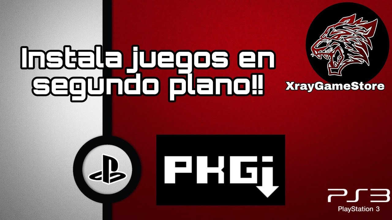 Como instalar juegos en segundo plano desde PKGI ps3!! - YouTube