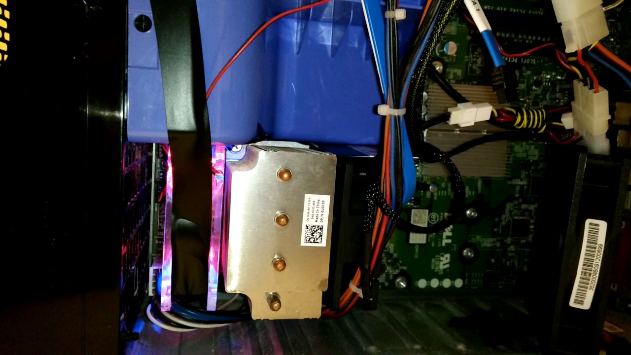 Dell Precision T3500 Gaming and heat problem solution - YouTube