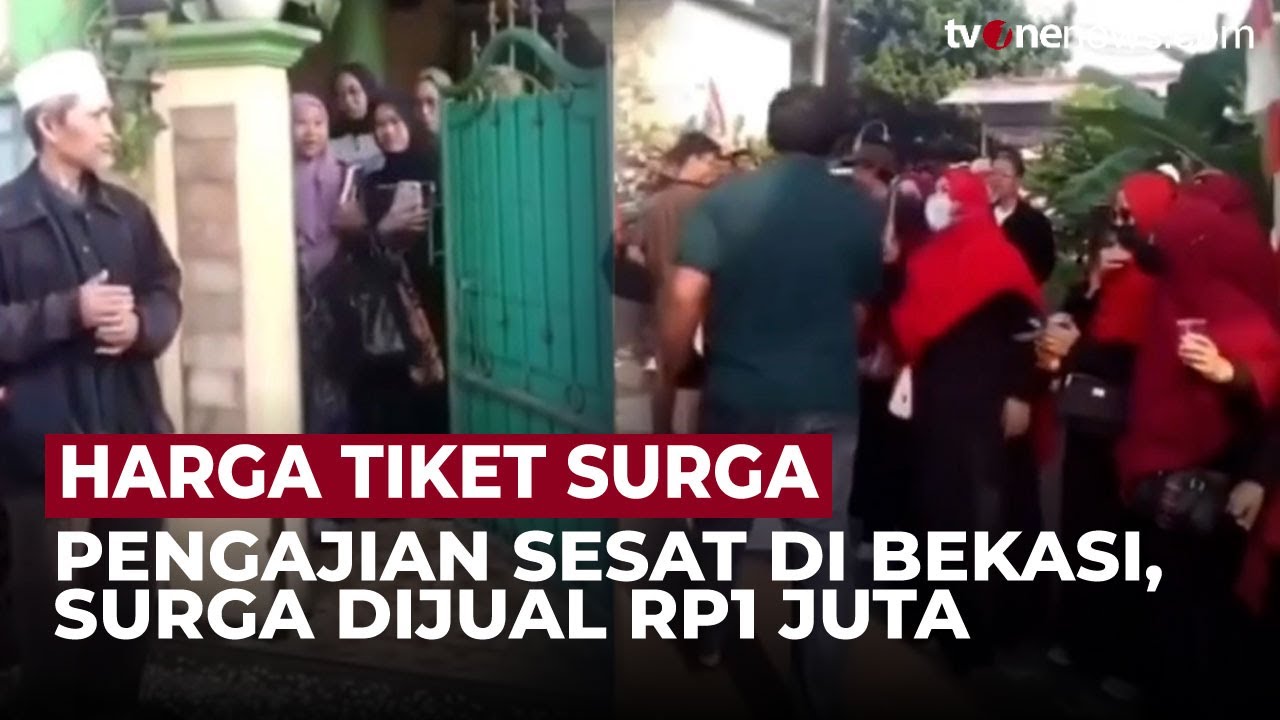 Heboh di Bekasi! Pengajian Jual Janji Masuk Surga Bayar Rp1 Juta, MUI ...