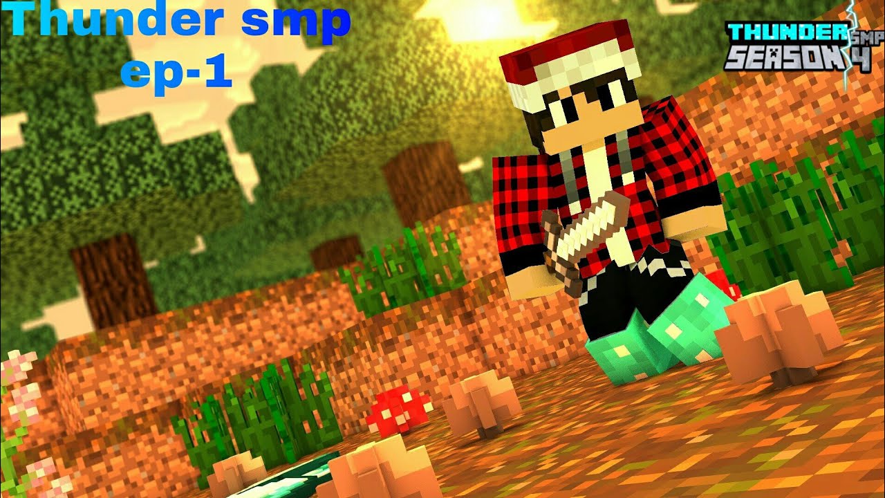 Minecraft Thunder smp s4 Ep-1 Hindi - YouTube