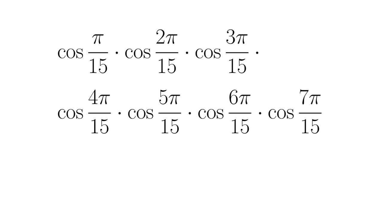 A Nice Trick for Trigonometry - YouTube