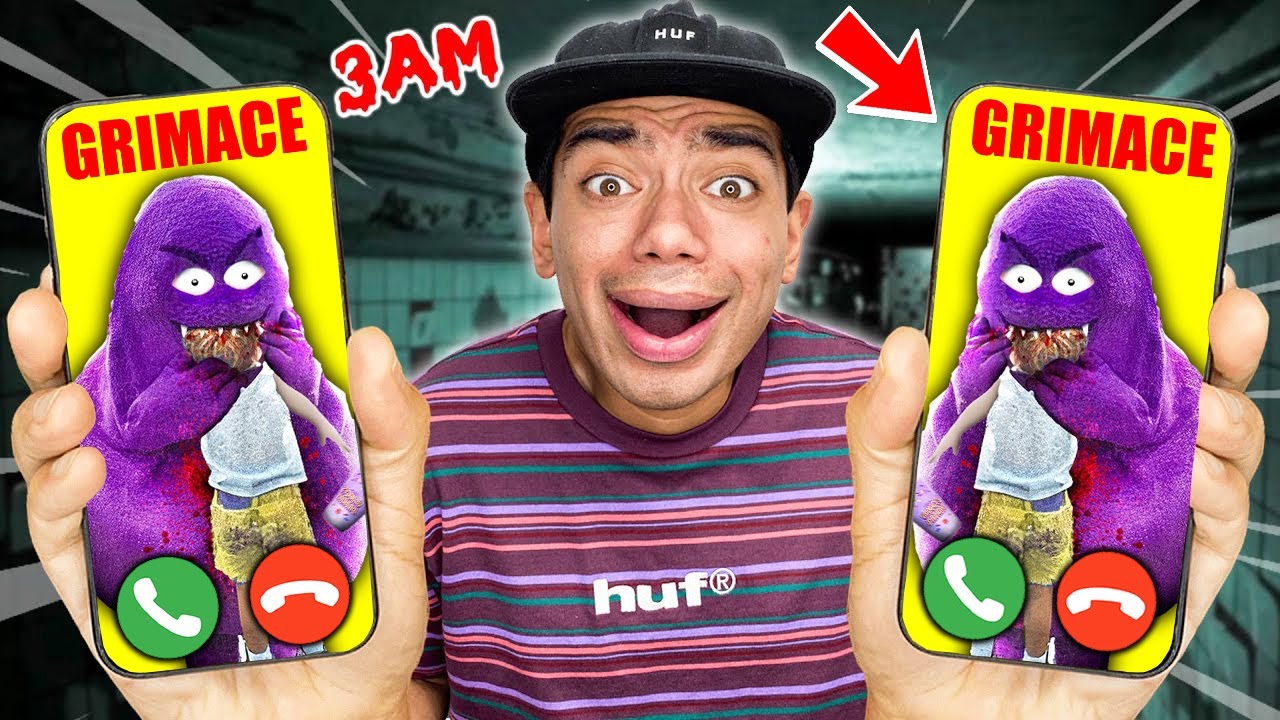 Do Not Call Grimace At 3am Scary Youtube