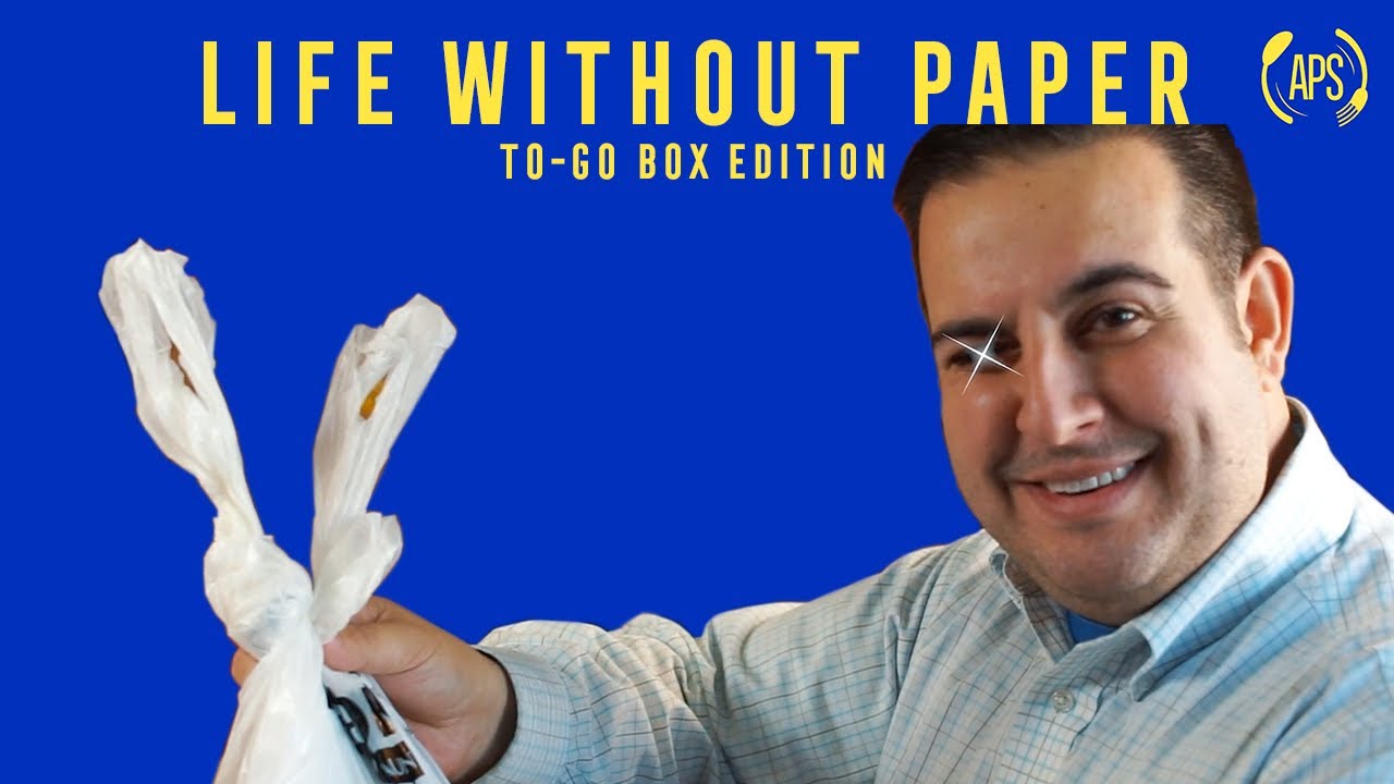 Life Without Paper Supplies | To-Go Boxes - YouTube