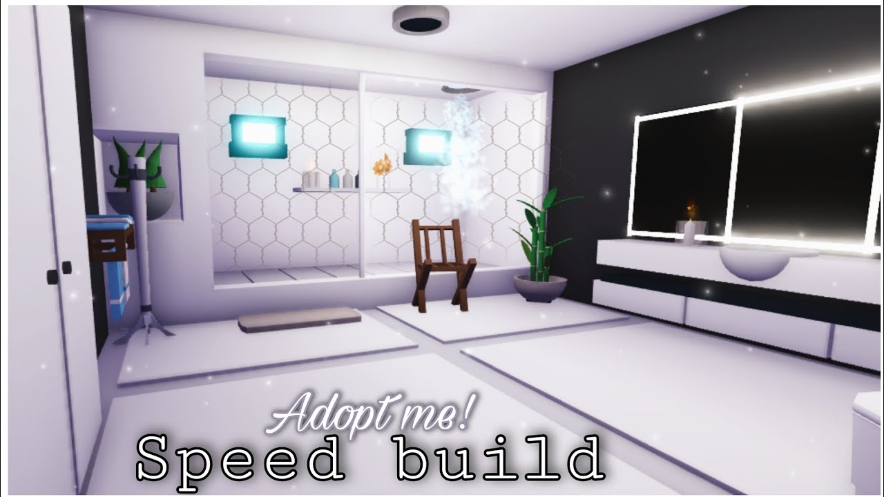 Bathroom Futuristic House 🚿 Speed Build Roblox Adopt Me! - YouTube