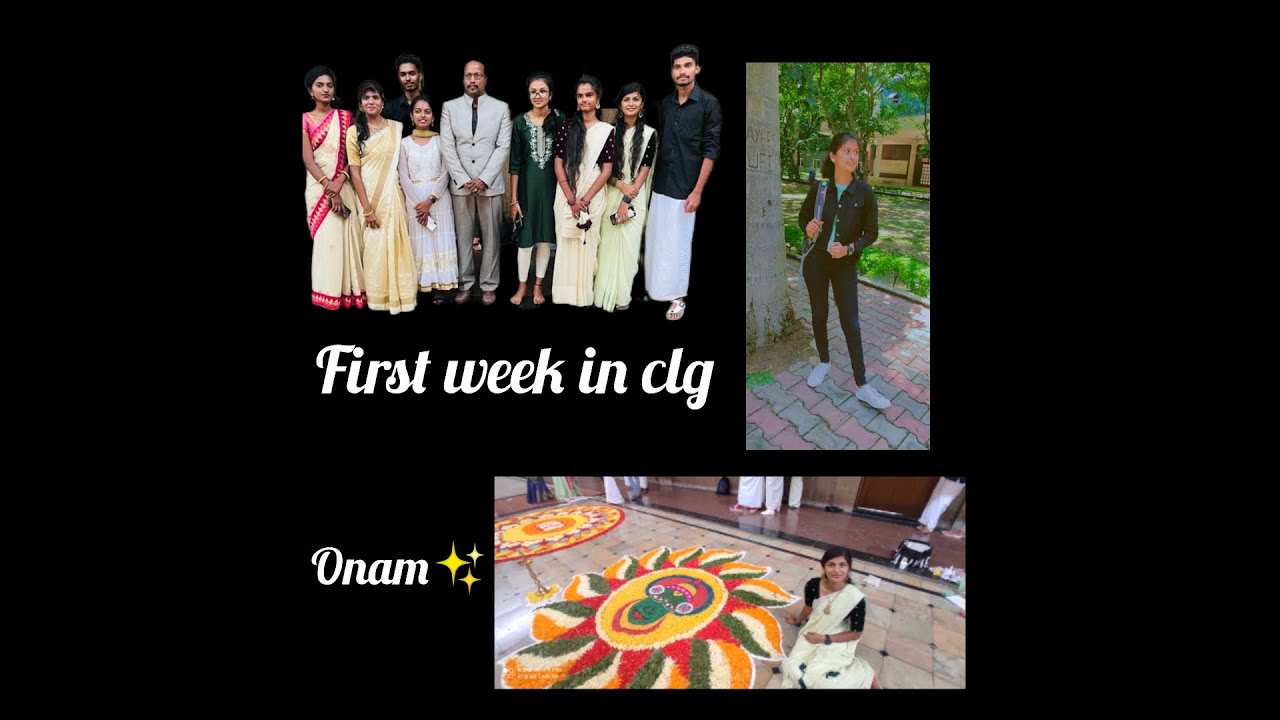 First week in clg ️ || Onam celebration 🎉 2022|| East point || Deeku ...