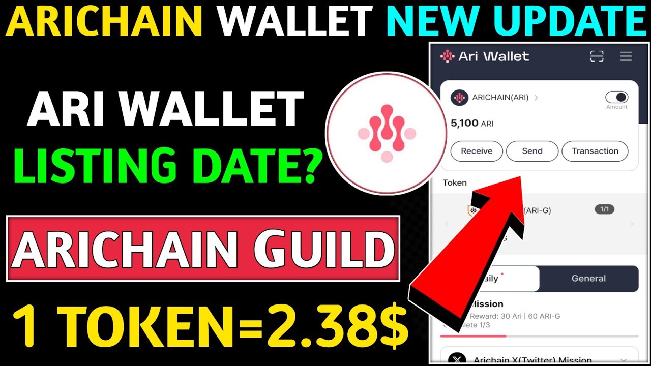 Ari Wallet Airdrop New Update || Ari Wallet Airdrop Listing Date || Ari Wallet New Ari Guild ...