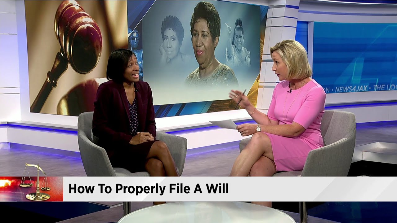 How to properly file a will - YouTube