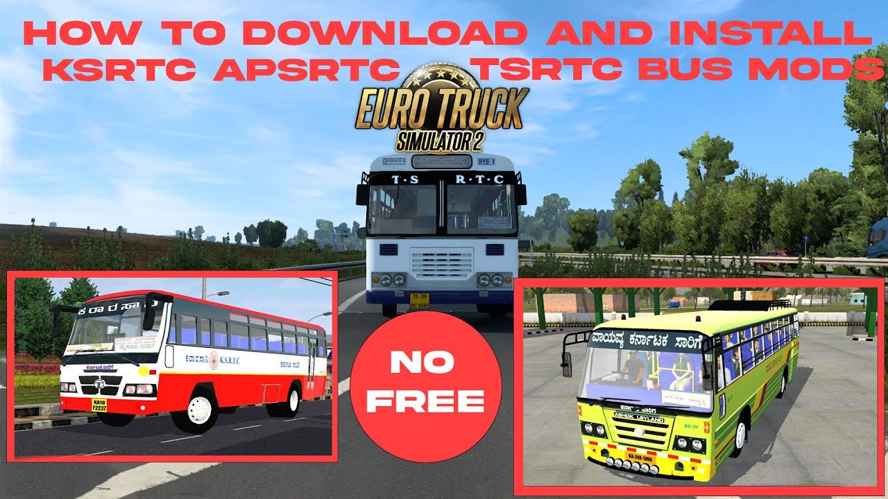 How to Download & Install KSRTC APSRTC Bus Mod's Version 1.44 - YouTube