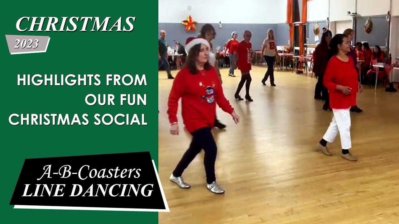 Christmas Line Dance Social 2023 - Highlights - YouTube