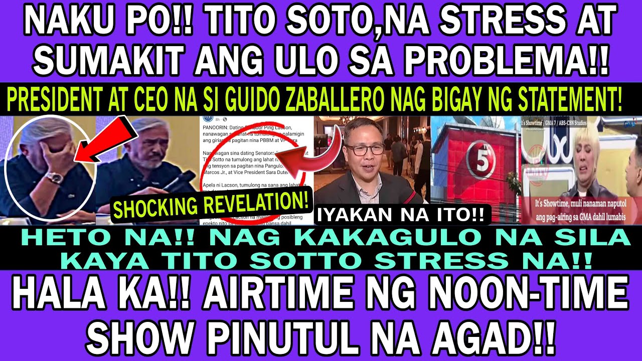 BREAKING NEWS‼️TITO SOTTO,NA STRESS AT SUMAKIT ANG ULO SA PROBLEMA‼ ...