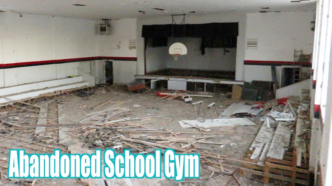 Abandoned School Gym Inside 'scary' Abandoned School Internet Users