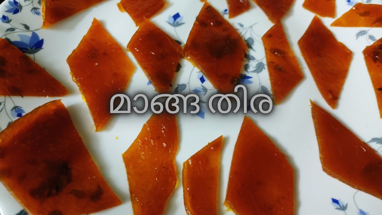 manga thira-manga thera-aam papad-mango papad-mango bar | Mango recipes ...