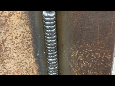 3F 2 Pass Vertical MIG Weave - YouTube