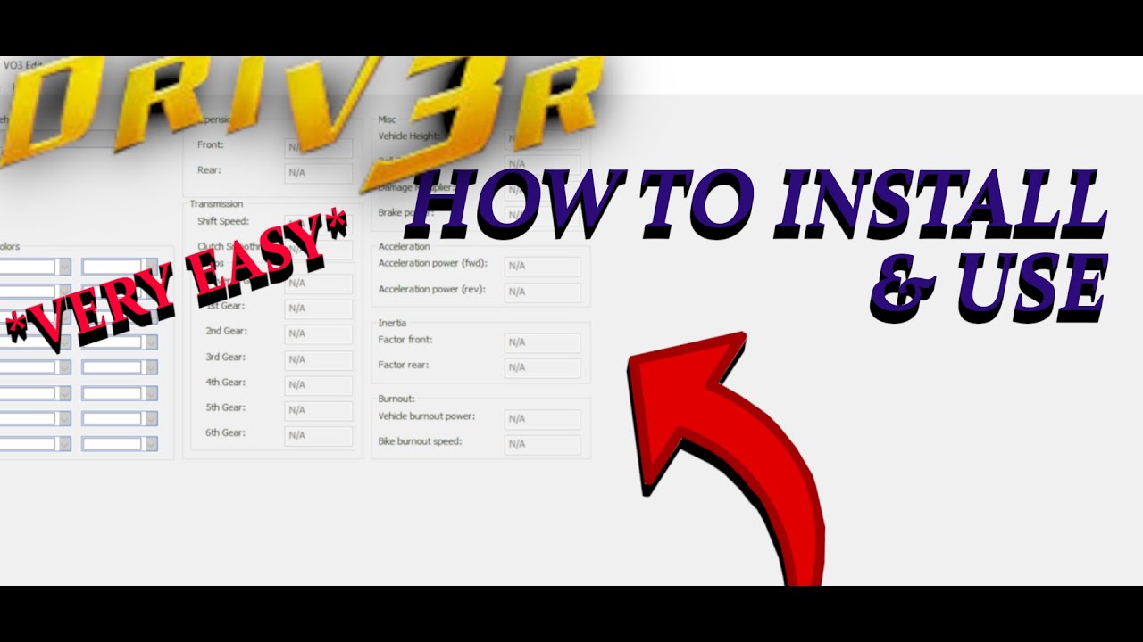 How To INSTALL & USE VO3 EDITOR *VERY EASY* [Updated 2021] 🚘 DRIV3R ...