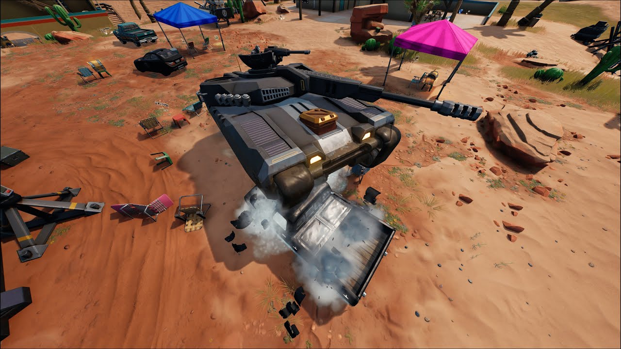 Fortnite Chapter 3 Season 2 All Tanks Spawn Locations loctaion Guide ...
