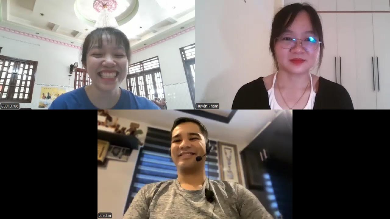 Ms Châu lớp giao tiếp online thực hành speaking cùng giáo viên nước ...