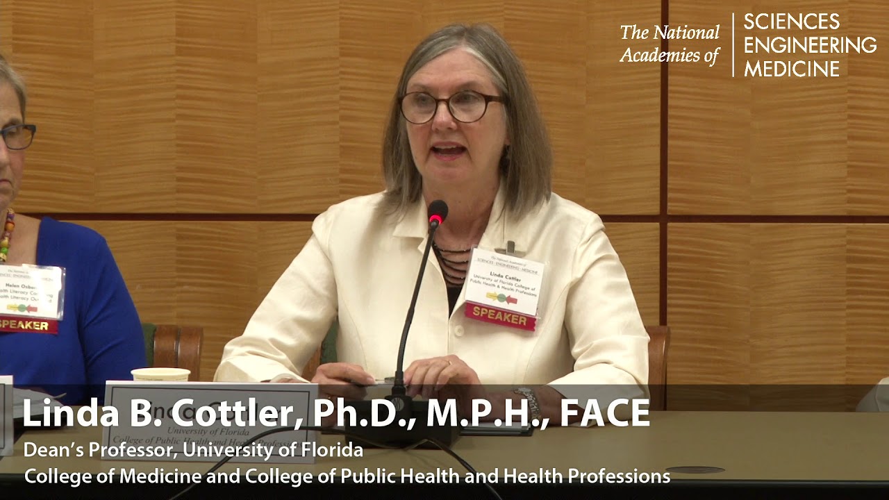 07/11/2018 - Panel: Where Do We Go From Here?: Linda B. Cottler - YouTube