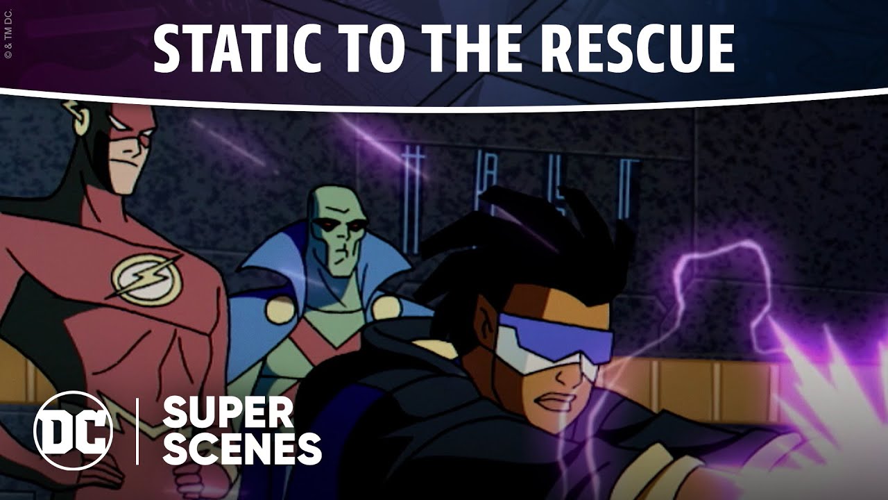Static Shock - Static to the Rescue | Super Scenes | DC - YouTube