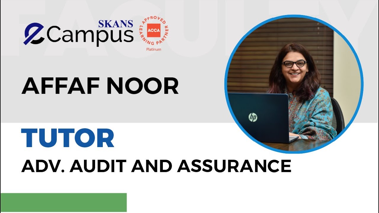 Audit Planning | ACCA - AAA | English | Lecture by Affaf Noor - YouTube