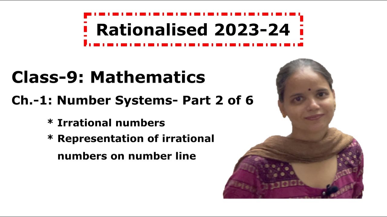 CBSE | Class 9 | Mathematics: Rationalised 2023-24 | Ch-1: Number ...
