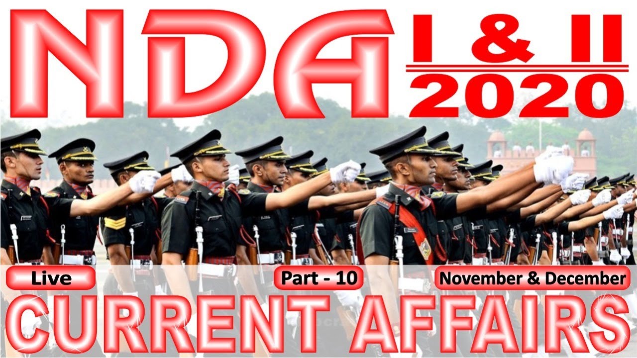 NDA Current-Affairs -(Part-11) For NDA l NA l Rahul Sir - YouTube