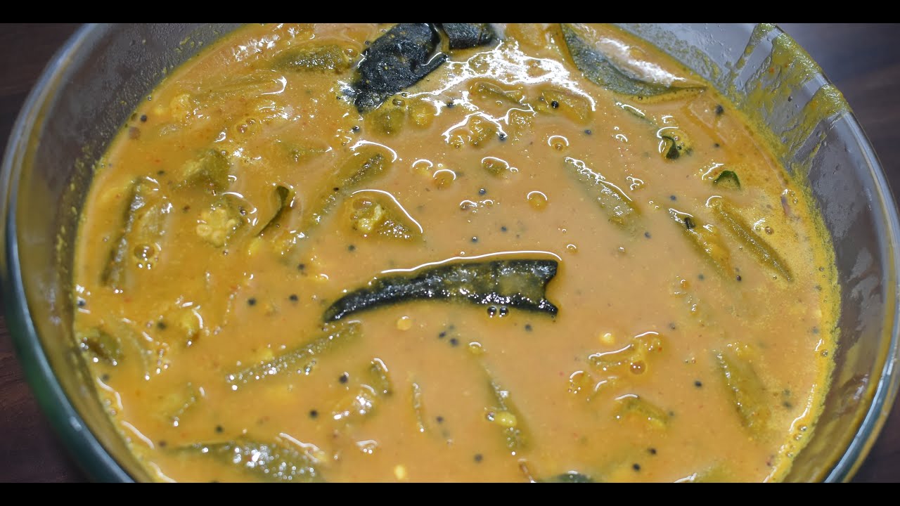 Bhindi Sambar I Indian Veg Recipe I Manju's Menu - YouTube